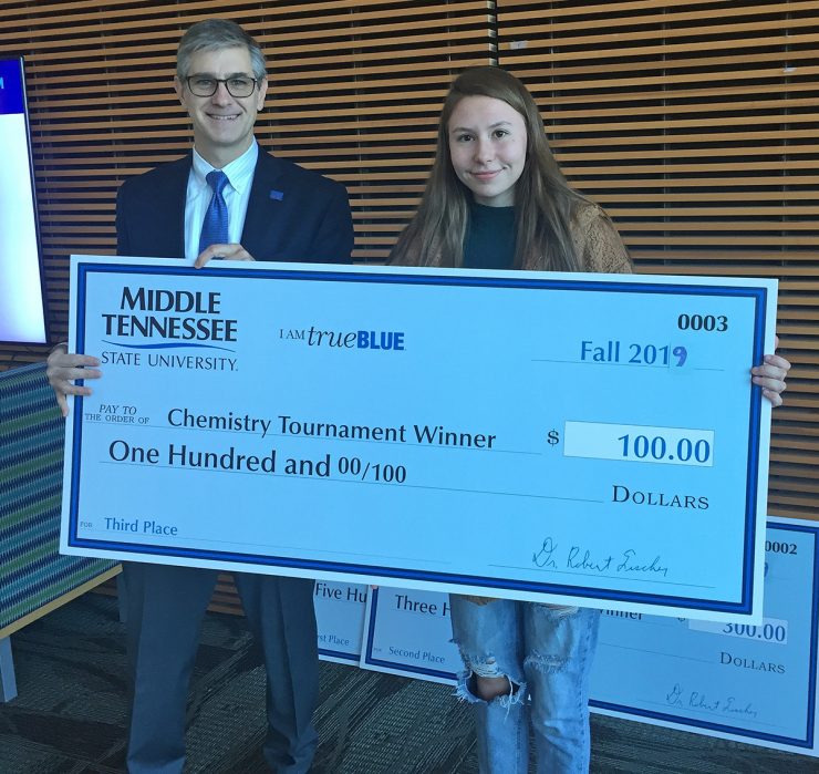 Region’s top high school chemistry students earn awards at MTSU tournament – MTSU News